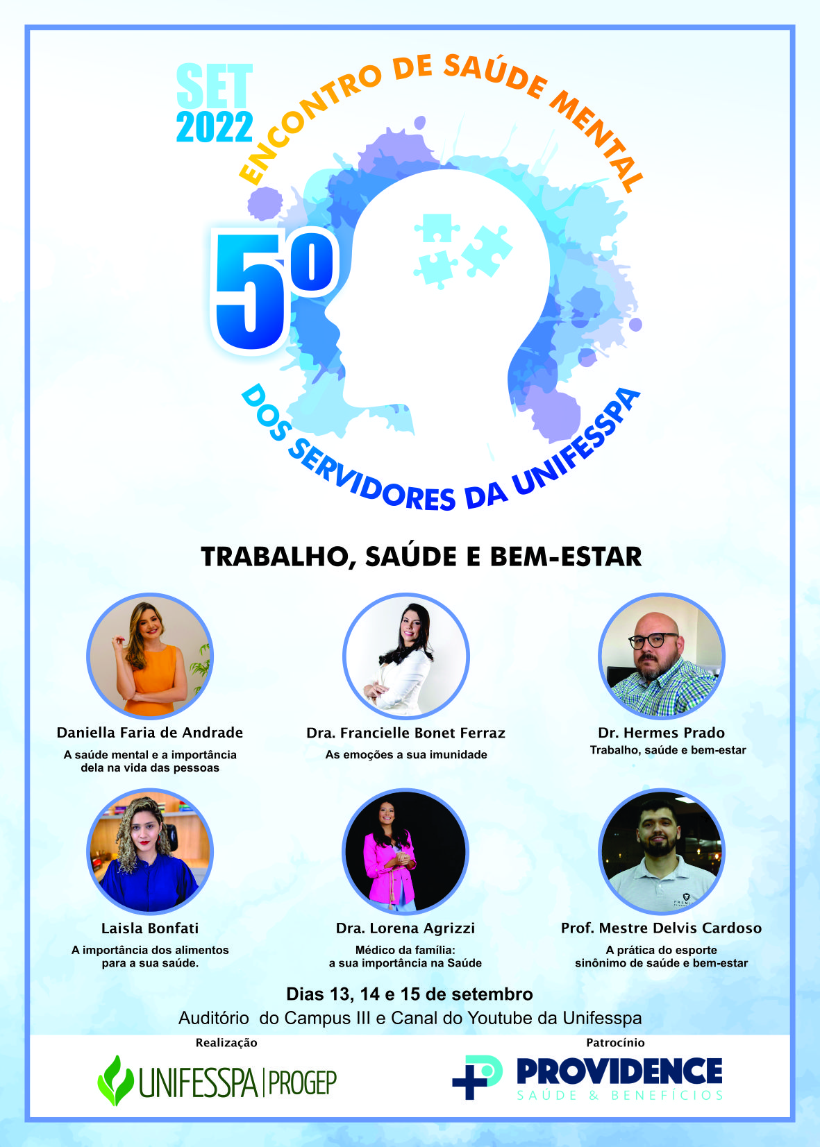 13 A 15 De Setembro 5º Encontro De Saúde Mental Dos Servidores Da